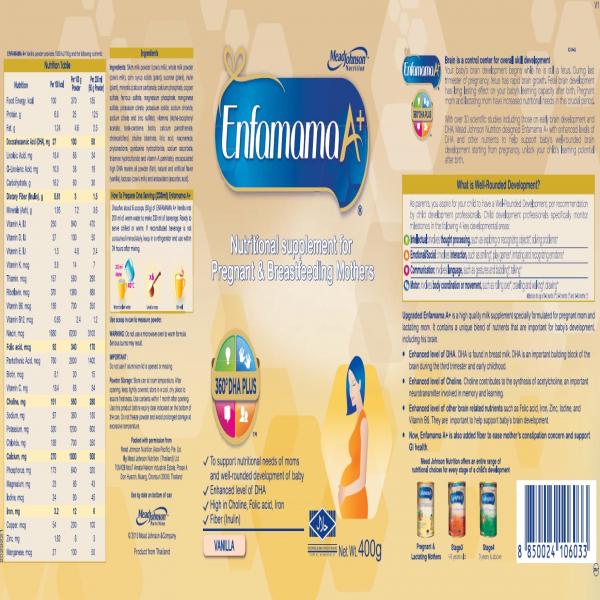 Enfamama A+ Nutritional supplement for pregnant and breastfeeding ...