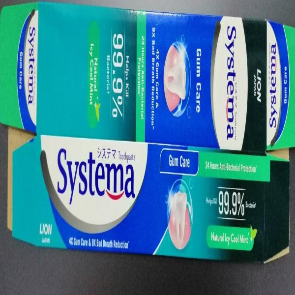 Systema Gum Care Toothpaste (Natural Icy Cool Mint) 160g. (SINGAPORE) | The Central Islamic ...