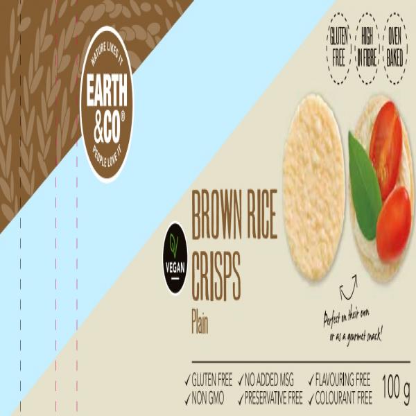 BROWN RICE CRISPS - PLAIN | สำนักงานคณะกรรมการกลางอิสลามแห่งประเทศไทย