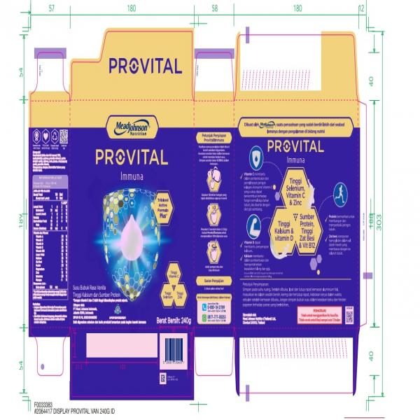 ProVital Immuna Vanilla Flavored Adult Milk Powder for 40+ | สำนักงาน ...